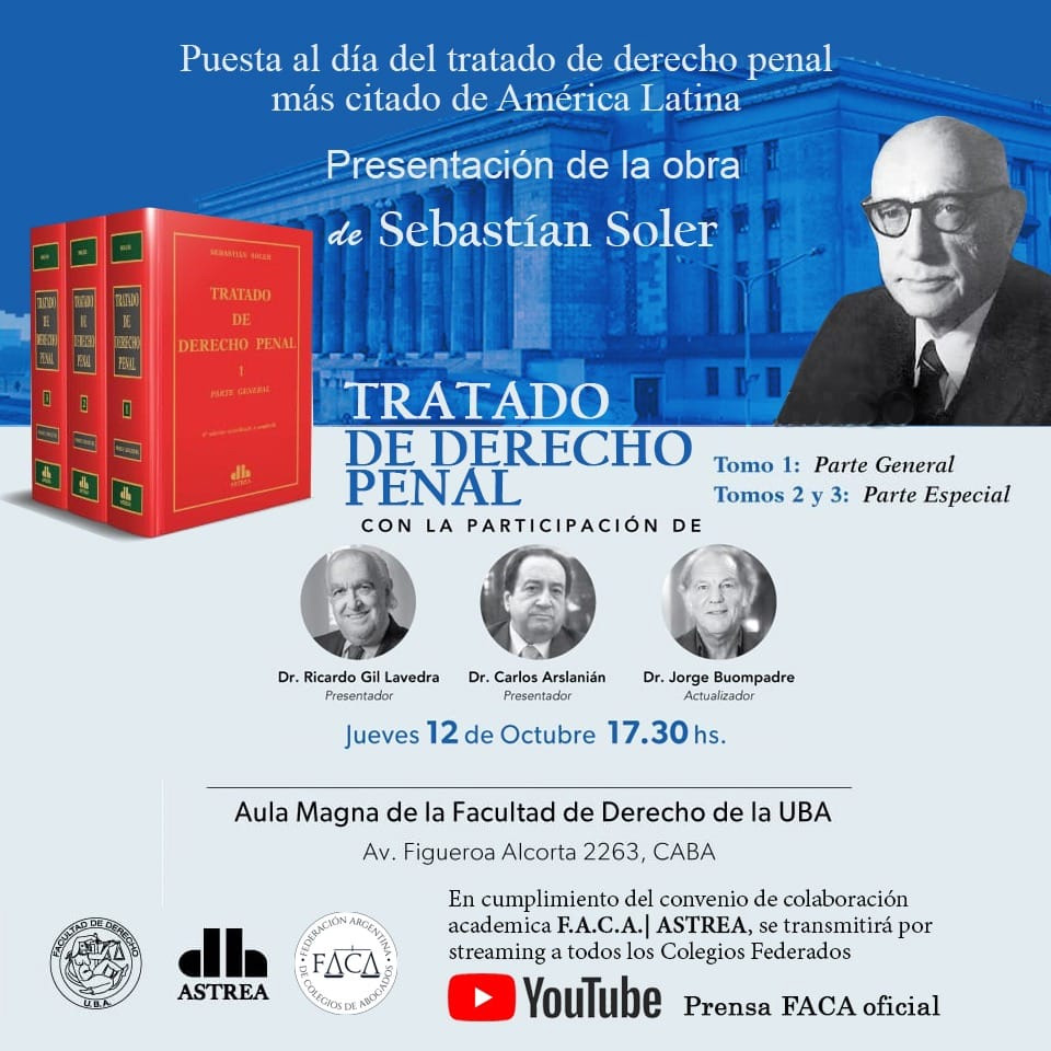 PRESENTACIÓN DE LA OBRA DE SEBASTIÁN SOLER | Foro Abogados de San Juan